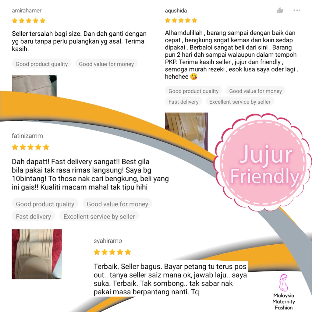 BENGKUNG EXTRA ZAP MODEN Bersalin Normal Ceaser M~XXL Maternity ...