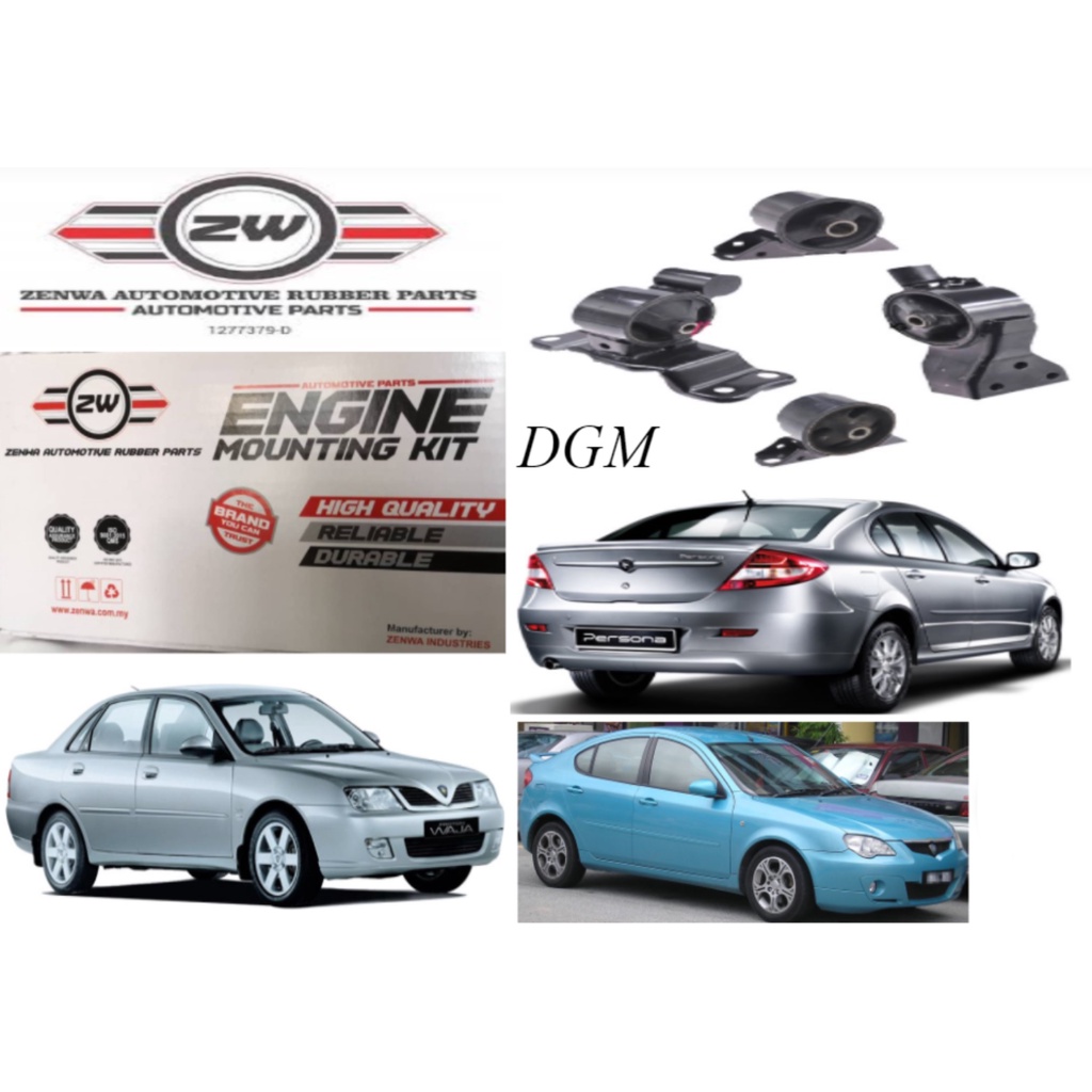 ZW/ZENWA Proton Waja Gen2 Persona 1.6 Engine Mounting Kit (1Year Warranty) | Shopee Malaysia
