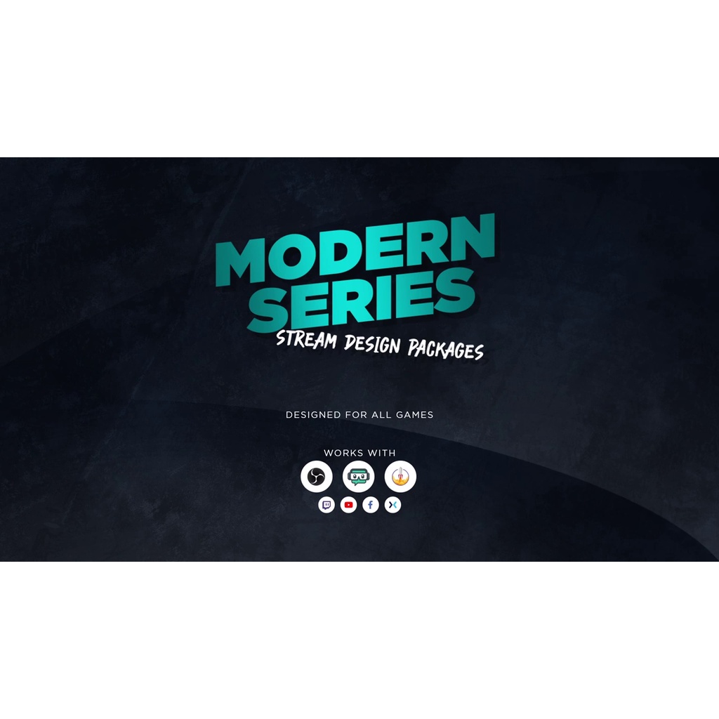 Modern Series Package Overlay / Screen Theme / Widget Theme (STREAMLABS ...