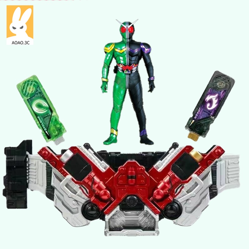 Kamen Rider W Henshin Belt Ver. 20th DX Double Driver Masked Rider W Transformation Belt 6 Gaia ...