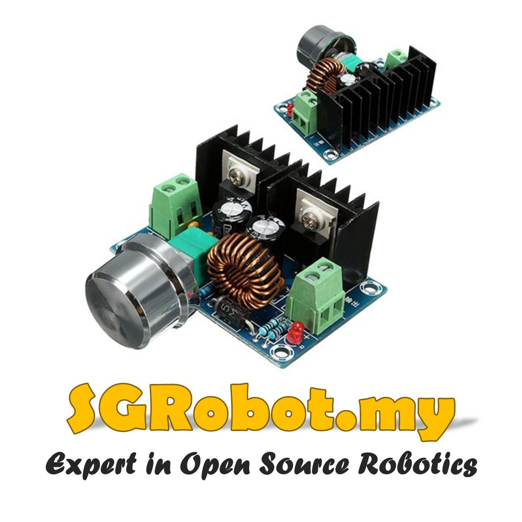 XH-M401 DC-DC 4-40V to 1.25-36V 8A Buck Converter Step Down Module M401 ...