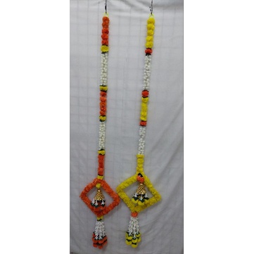 SK 50 Ring Marigold Flower Thoran Entrance Door Wall Hanging Wedding ...