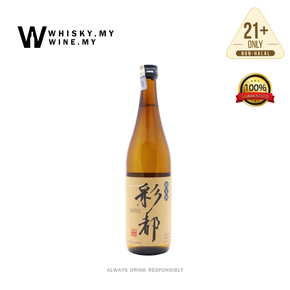 SAITO Junmai Sake 14.5%alc (720ml) | Shopee Malaysia