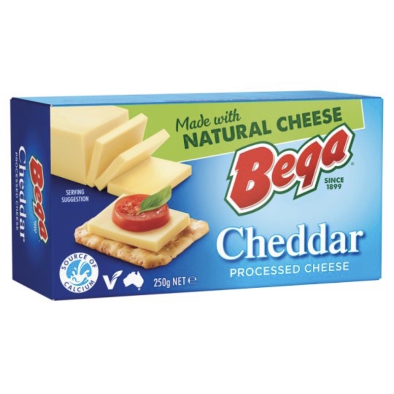 🎂WANT2BAKE🎂BEGA CHEDDAR PROCESS CHEESE BLOCK [ 250G ] | Shopee Malaysia
