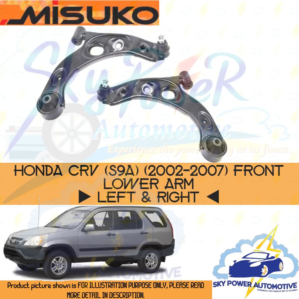 HONDA CRV S9A (2002-2007) MISUKO LOWER ARM (FRONT LEFT & RIGHT ...