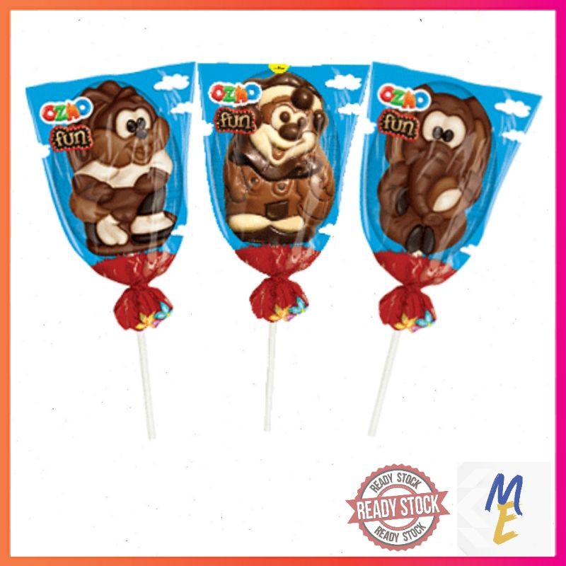 3pcs Ozmo Fun Chocolate Lollipop 23g (Assorted) | Shopee Malaysia
