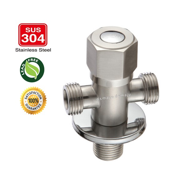 Heavy Duty SUS304 Stainless Steel Angle Valve 2 Way Angle Valve Steel ... Heavy Duty SUS304 Stainless Steel Angle Valve 2 Way Angle Valve Steel ...