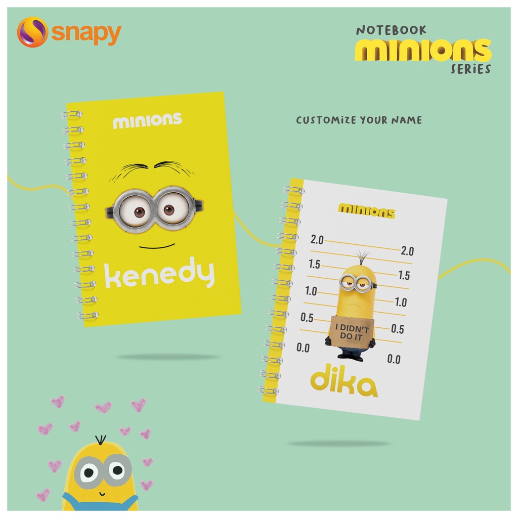 MINION NOTEBOOK | Shopee Malaysia