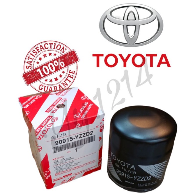 90915-YZZD2 OIL FILTER TOYOTA D2 FOR TOYOTA HILUX INNOVA FORTUNER HIACE ...