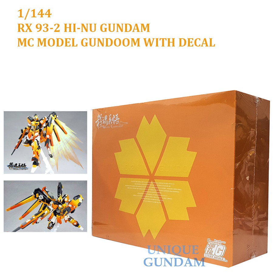 [Model Comprehend]1/144 RX 93-2 HI-NU GUNDAM MC MODEL GUNDOOM WITH ...