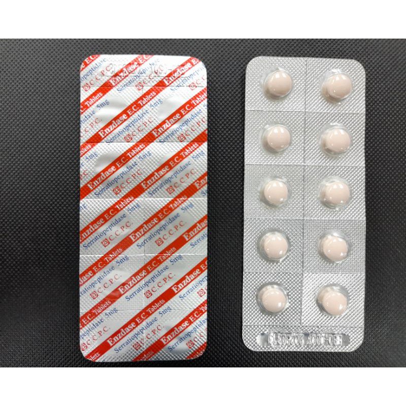 Pil surut bengkak Enzdase serratiopeptidase 5mg 10's | Shopee Malaysia