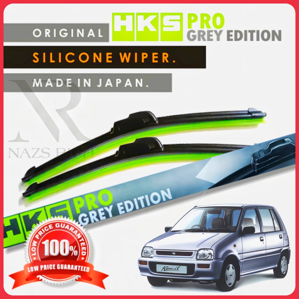 PERODUA KANCIL Wiper Silicone HKS PRO Original 1 Pair Size 18"+16 ...