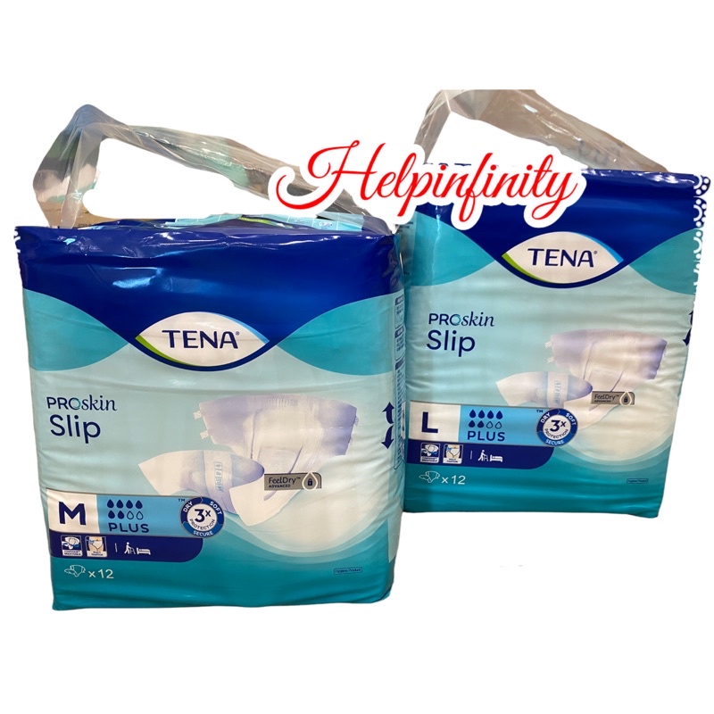 TENA Proskin Slip Plus Adult Diapers M (12s) / L (12s) | Shopee Malaysia
