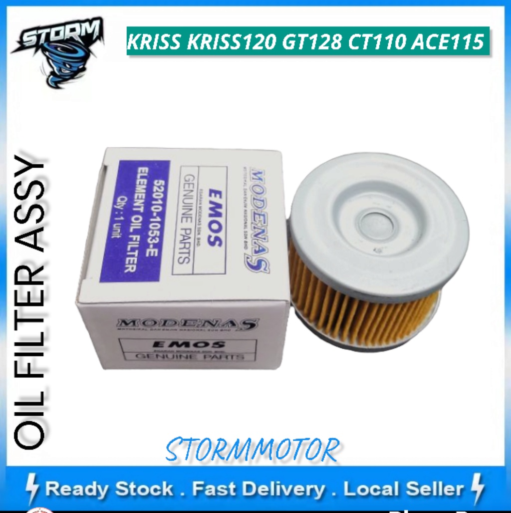 MODENAS OIL FILTER MODENAS GT128 CT110 KRISTAR ACE115 KRISS KRISS II ...