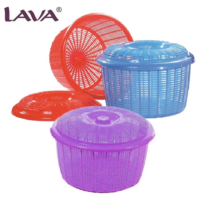 LAVA Plastic Egg Basket With Cover（Medium) Basket Telur Plastik Dengan ...