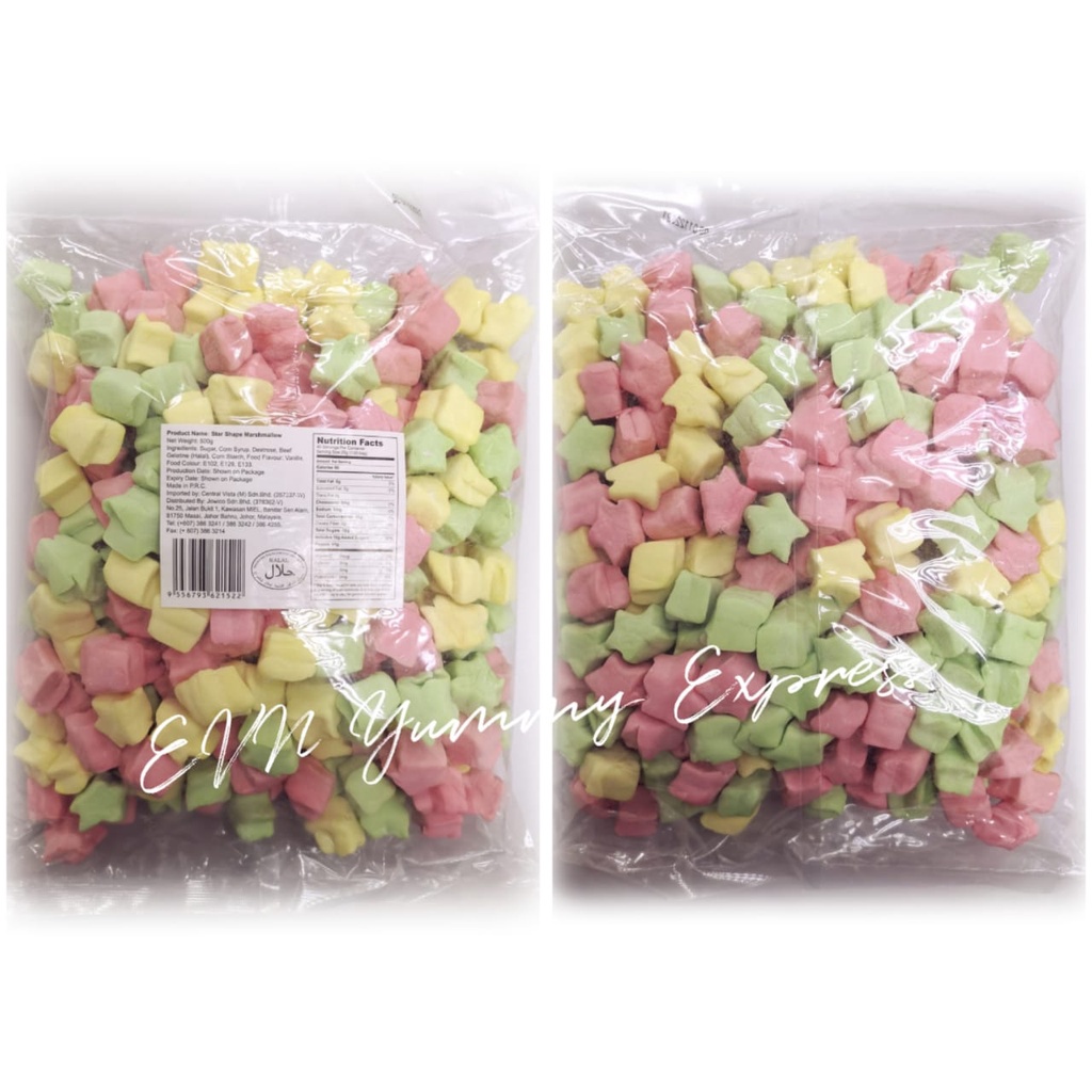 CV MARSHMALLOW STAR SHAPE 500G | Shopee Malaysia