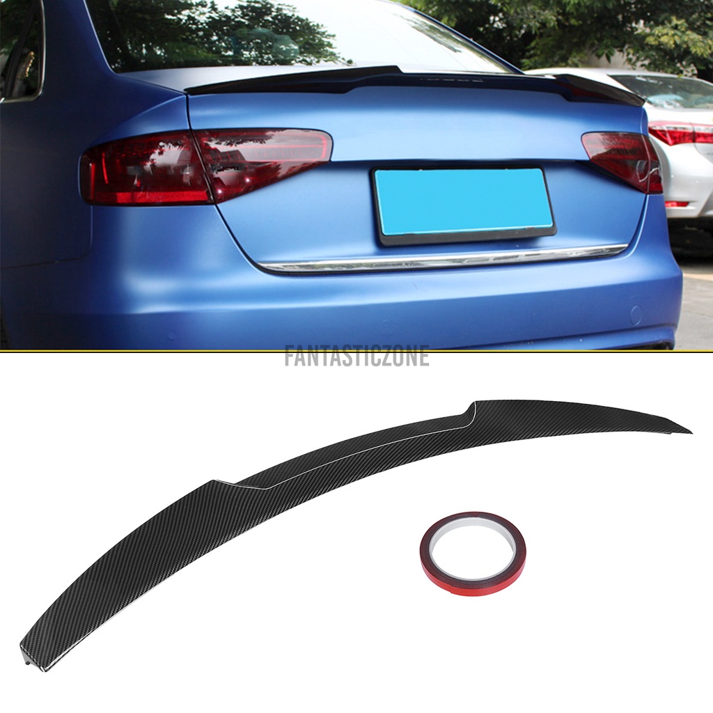 Car exterior tail wing fixed wind wing spoiler for Audi AUDI A4 B8.5 ...