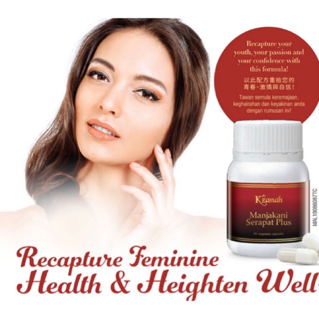 Manjakani Serapat Plus K'zanah Jamu Bersalin Cosway haid teratur ...