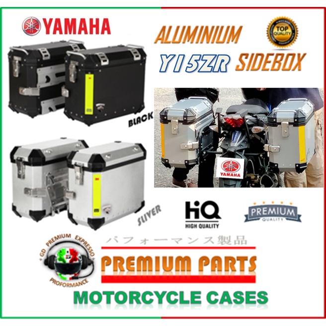 YAMAHA Y15ZR FULL ALUMINIUM SIDE BOX HIGH QUALITY WATER PROOF 30LITER ...