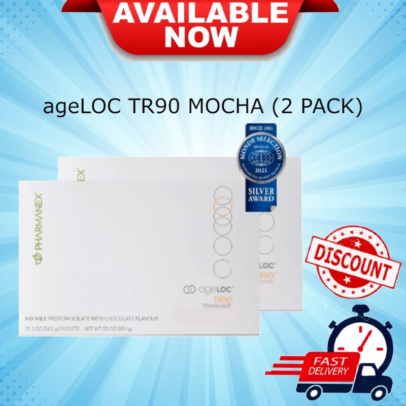 Nuskin ageLOC TR90 TrimShake - Mocha (twin pack) ageLOC TR90 纤沛营养奶昔 ...