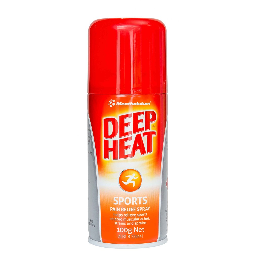 Mentholatum Deep Heat Sports Spray Pain Relief (100g) | Shopee Malaysia