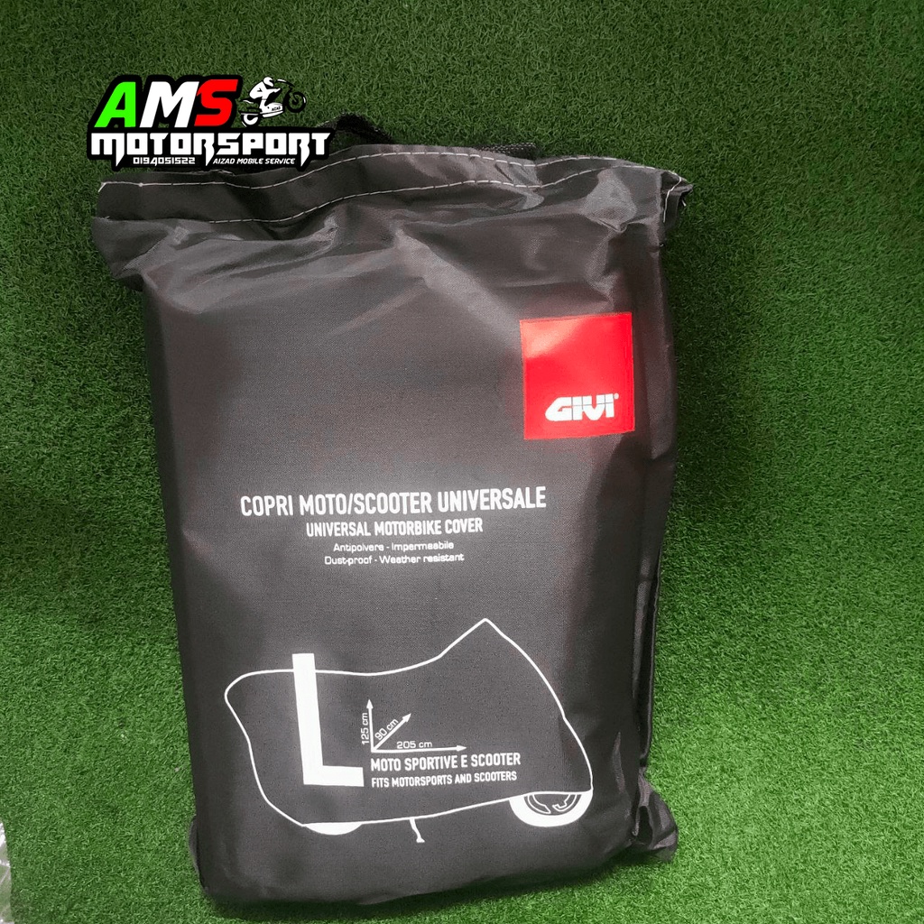 GIVI WATERPROOF BIKE COVER ( S202 ) ( L,XL) | Shopee Malaysia