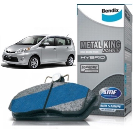 Bendix Metal King Brake Pad Front (DB2059MKT) - Perodua Alza (2009 ...
