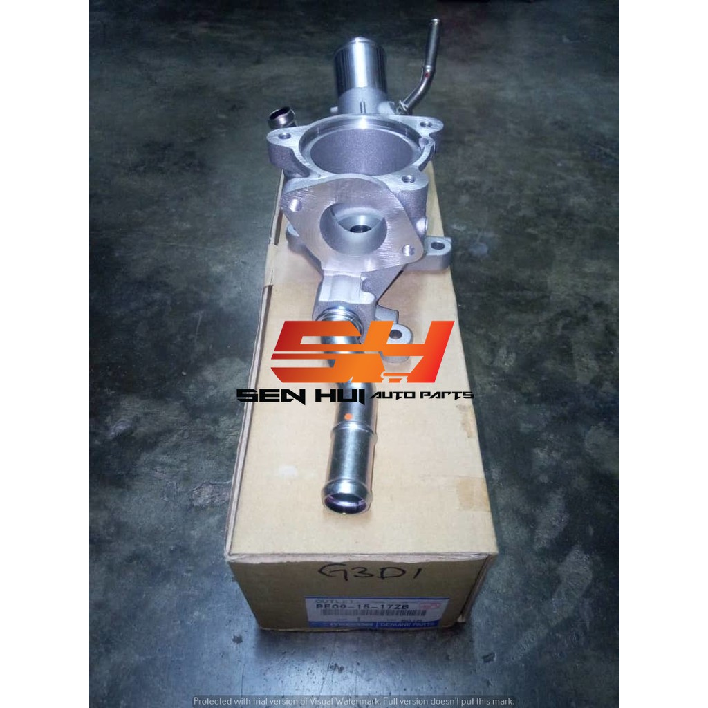 MAZDA 5 / Biante Housing Thermostat Water Outlet PE091517ZB SPARE PARTS ...