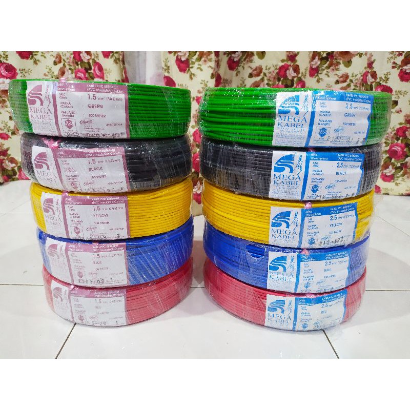 READY STOCK High Quality JKR Spec Approved Mega Kabel Sirim Loose Cut ...