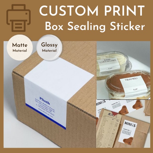 Customized Sealing Sticker/ Seal Box Sticker / Label Sticker Printing ...