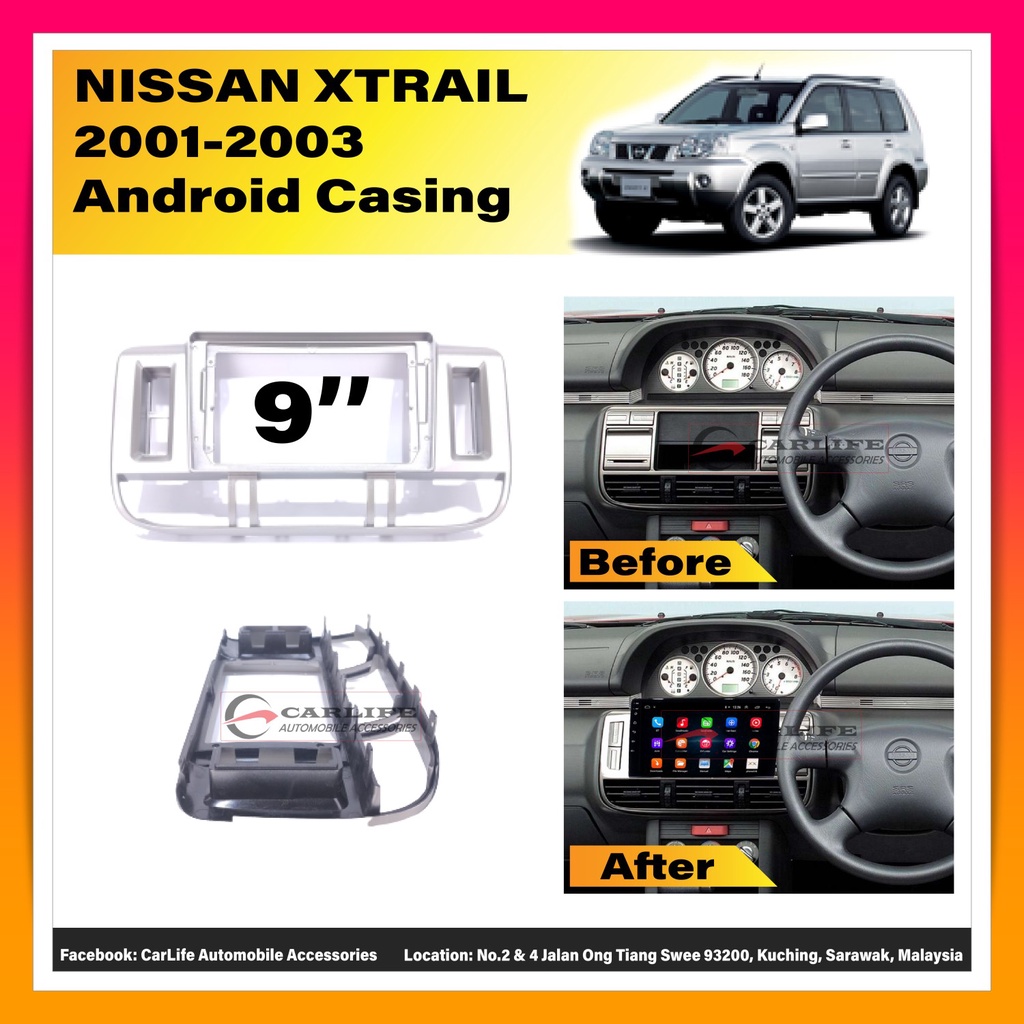 Nissan X-Trail 2001-2003 9" Android Casing | Shopee Malaysia