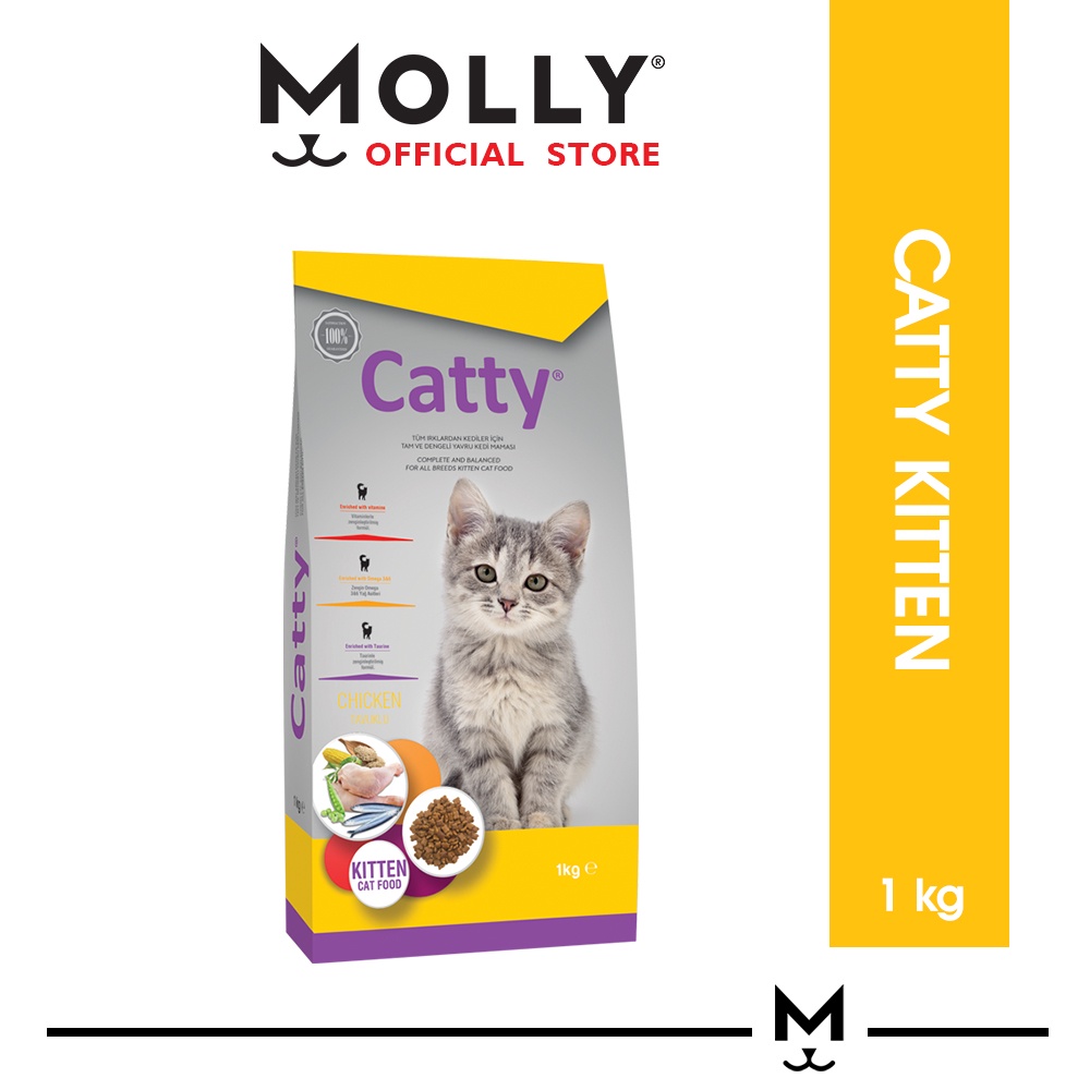 Catty Cat Kitten Chicken Cat Foods (1kg) | Shopee Malaysia