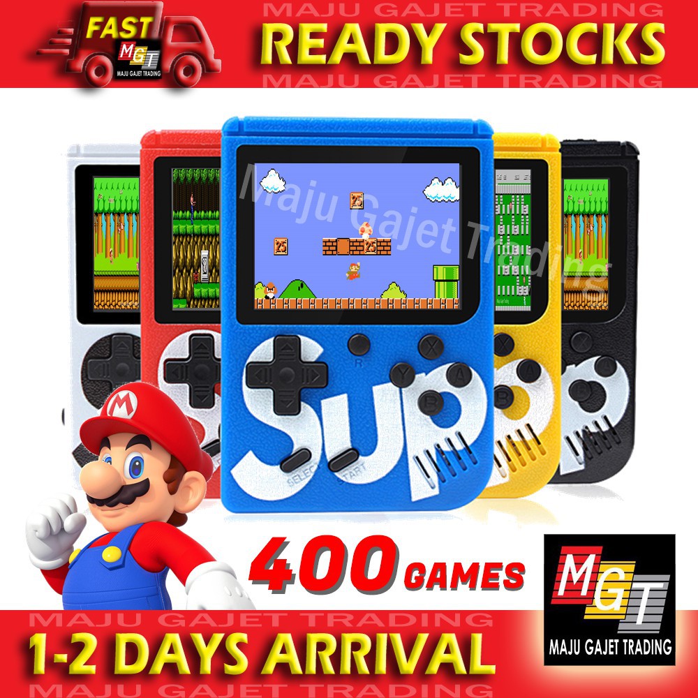 400 Games In 1 Game Console Super Mario Retro FC GameBoy Mini SUP Game ...