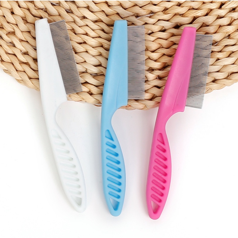 Pet Hair Removal Comb Pet Hair Flea Comb Cat comb Rabbit Comb Stainless ...