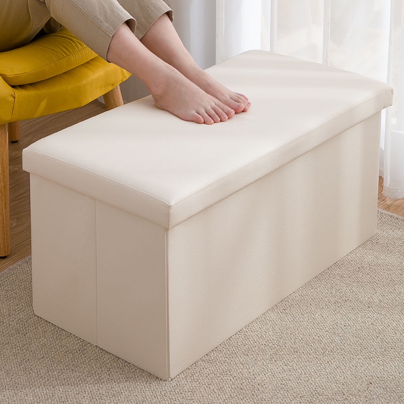Rectangular Storage Stool Seated Sofa Household Shoe Changing Stool ...