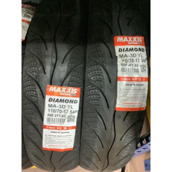ORIGINAL MAXXIS DIAMOND 100% (FREE VALVE TUBELESS) | Shopee Malaysia