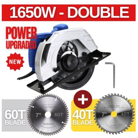5806B Circular Saw Wood Plastic Cutter 1050W 185mm Blade Cutting Saw ...