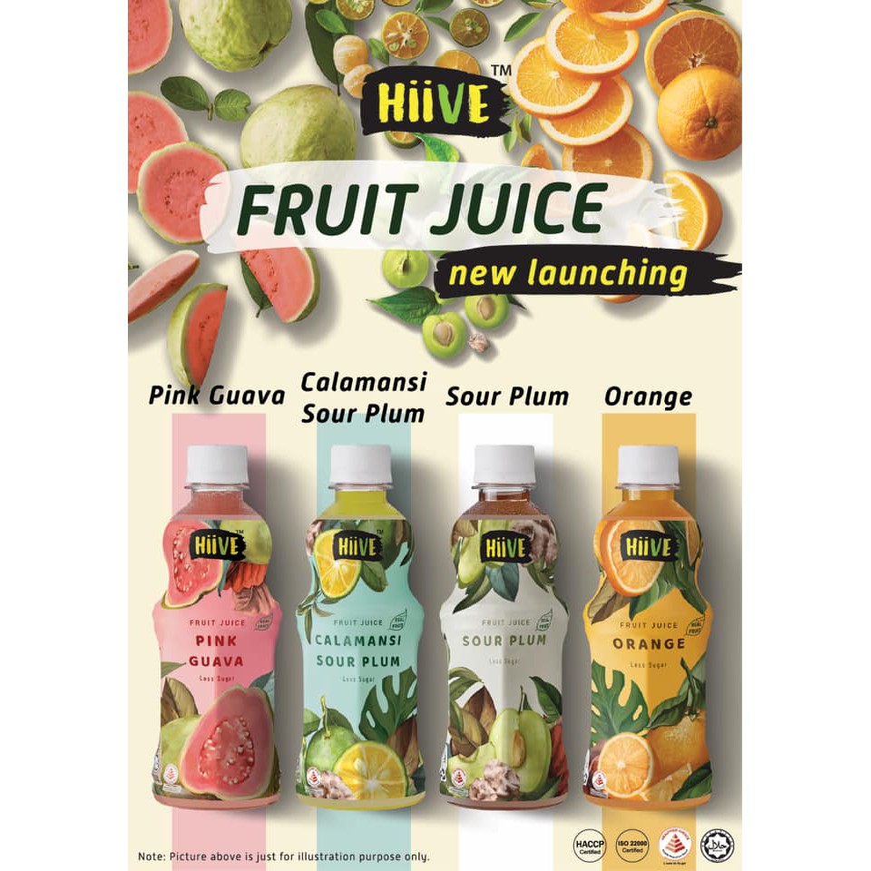 HIIVE FRUIT JUICE (Jus Calamansi & Asam Boi, Jus Jambu Merah, JUS ASAM ...