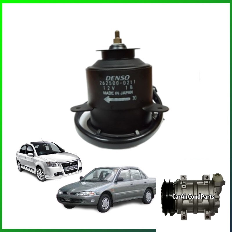 ORIGINAL Denso Radiator Fan Motor SAGA / WIRA ( SMALL TYPE ) 262500 ...