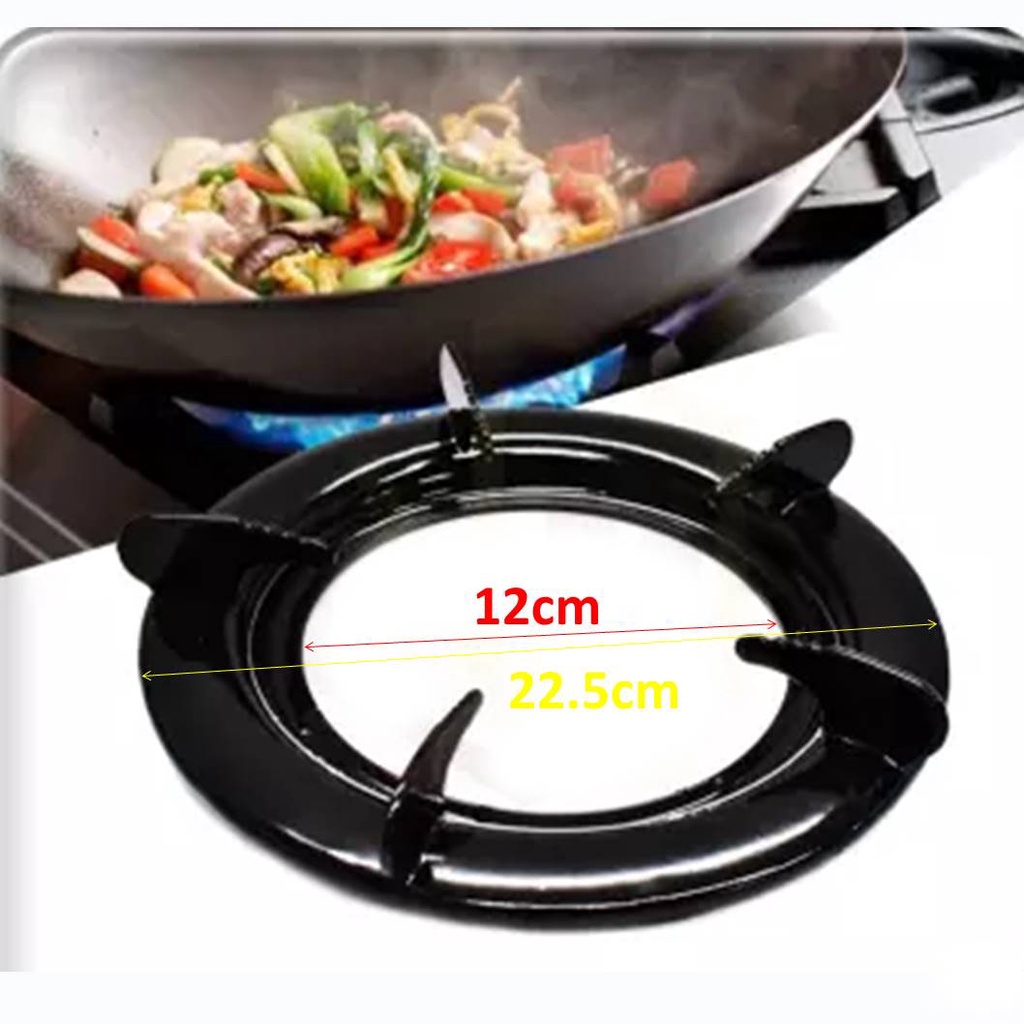 Universal Cast Iron Wok Pan Support Rack Stand for Burner Gas Stove ...