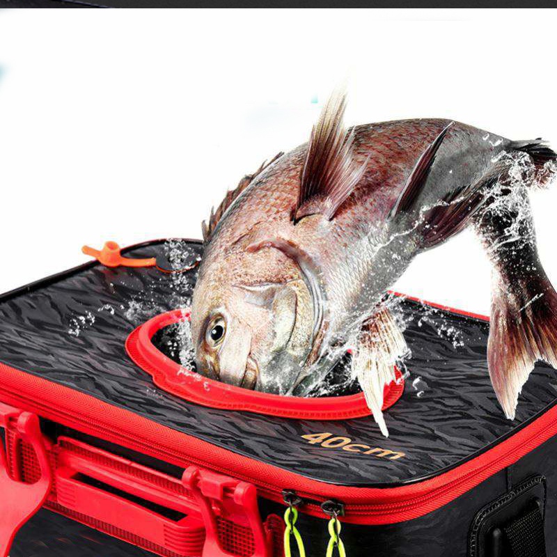 KFT BEKAS Kotak UMPAN HIDUP LIFE BAIT FOLDABLE FISHING BAG Bucket WITH ...