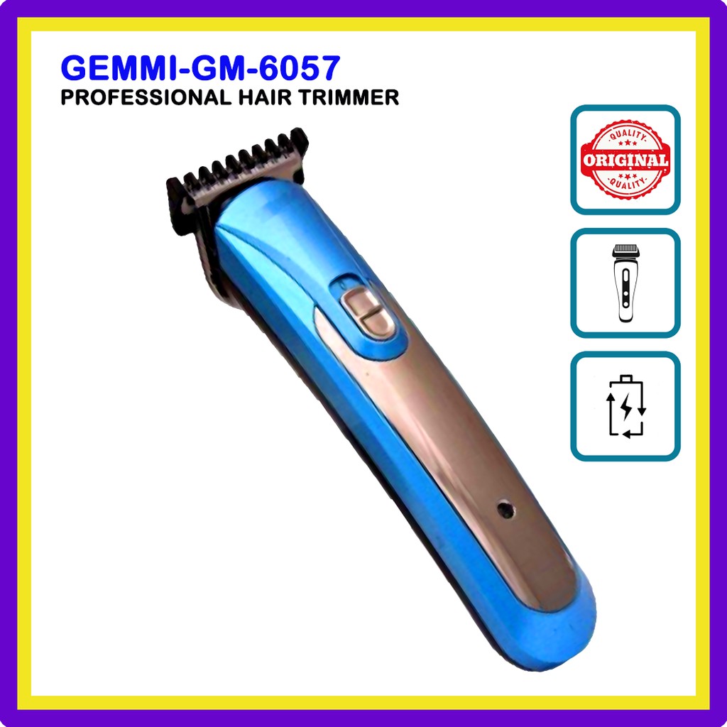 GEMMI GEMMY GEMEI PROGEMEI GM-6057 Professional Hair Clipper Trimmer ...