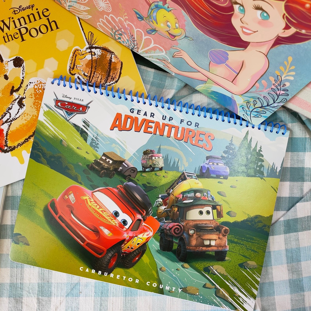 Disney 13k Picture Book Drawing Paper Winnie The Pooh Mermaid Princess ...