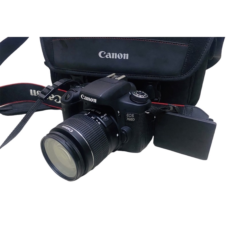 canon 760D with 18-55mm is lens DSLR camera ( USED ) like new condition ...