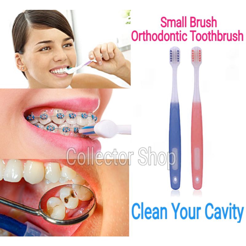 Clean Cavity Small Orthodontic Toothbrush Cleaning Teeth Braces Tooth ...