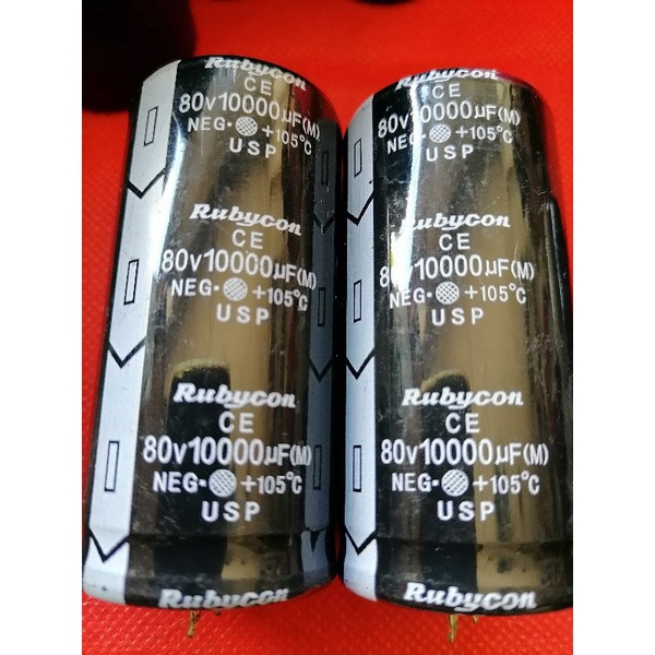 1pc 10,000uf 80v Rubycon Capacitor | Shopee Malaysia
