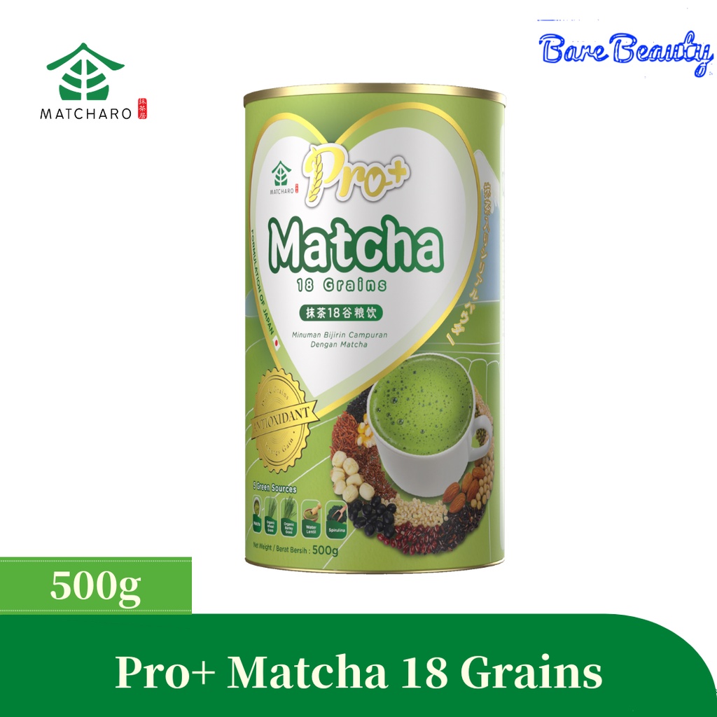 Ready Stock Matcharo Pro+ Matcha 18 Grains 500g - Fast Deliver + 100% ...