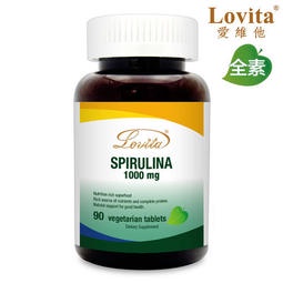 Small Bourgeoisie House 〕 Lovita Blue Green Algae (Spirulina) Tablets 1,000mg (90 Tablets ...