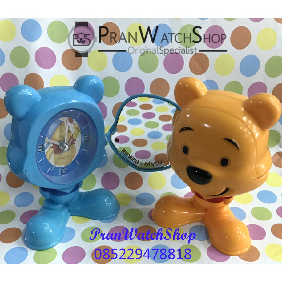 Alarm Clock / Waker Pooh Alarm Clock Dual Function Mirror | Shopee Malaysia