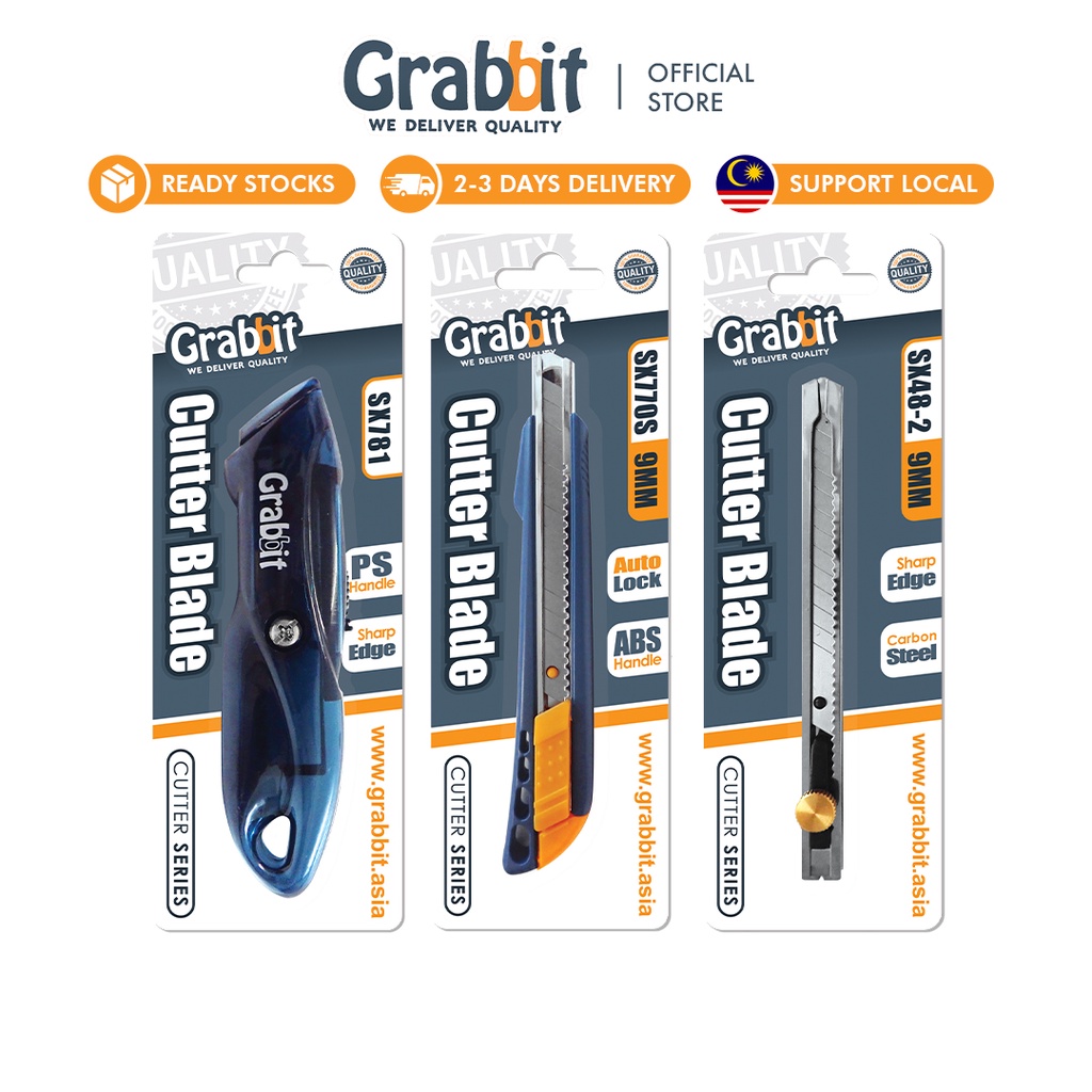 Grabbit Auto-Lock Stationery Cutter | Shopee Malaysia